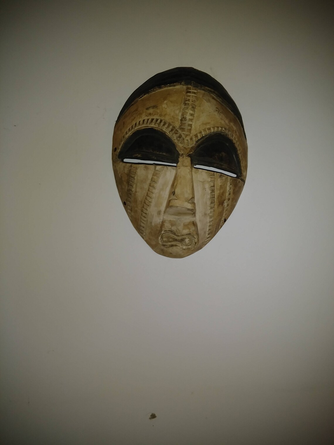 Baluba Wood Carved Mask (antique) From the National Republic of the ...
