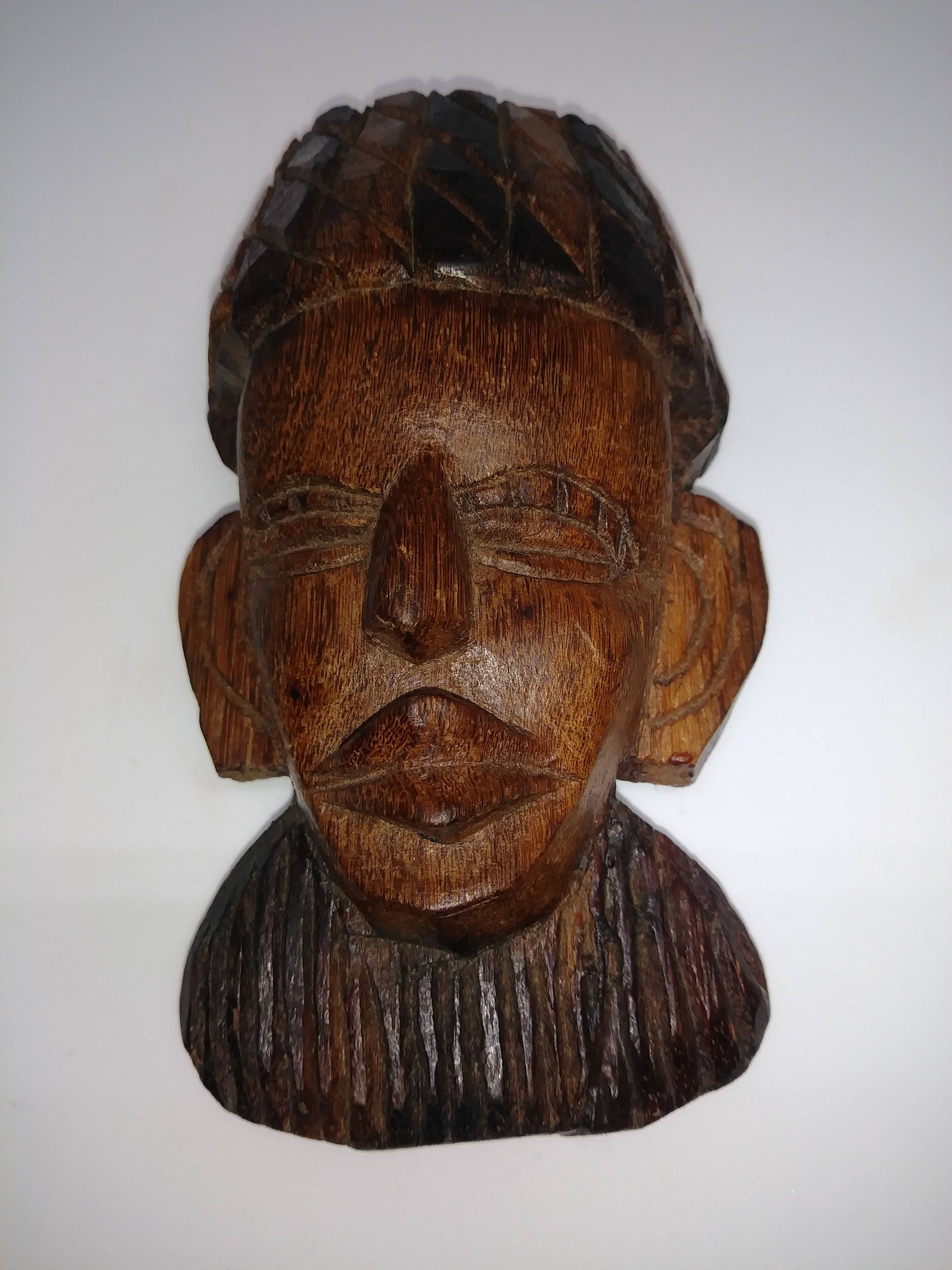 Tribal Wood Table Mask Hand Crafted by West African Artisans - Etsy