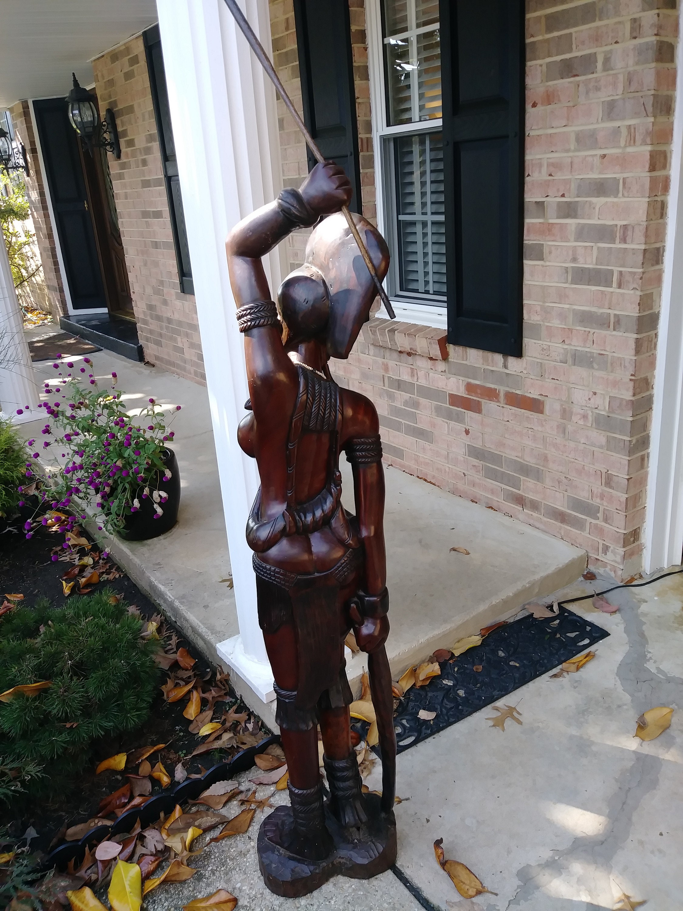 Antique Mandinka Female Warrior Hunter Mahogany Wood Statue - Etsy