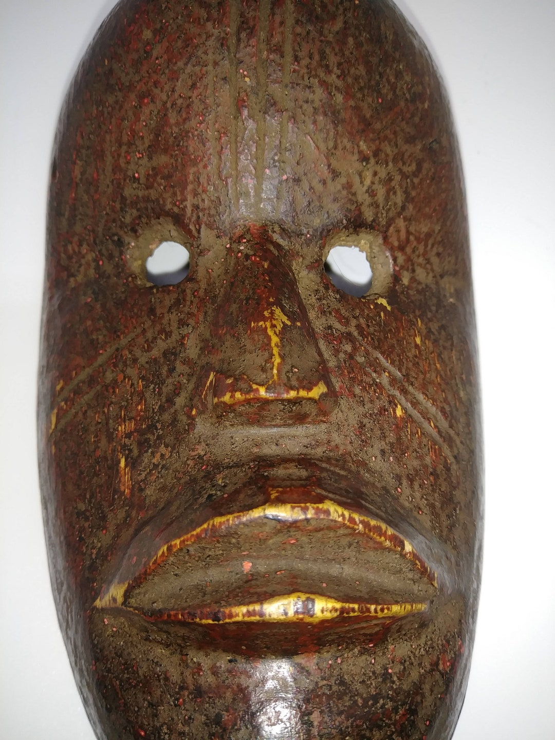 Antique African Mende Wood Childs Mask. - Etsy