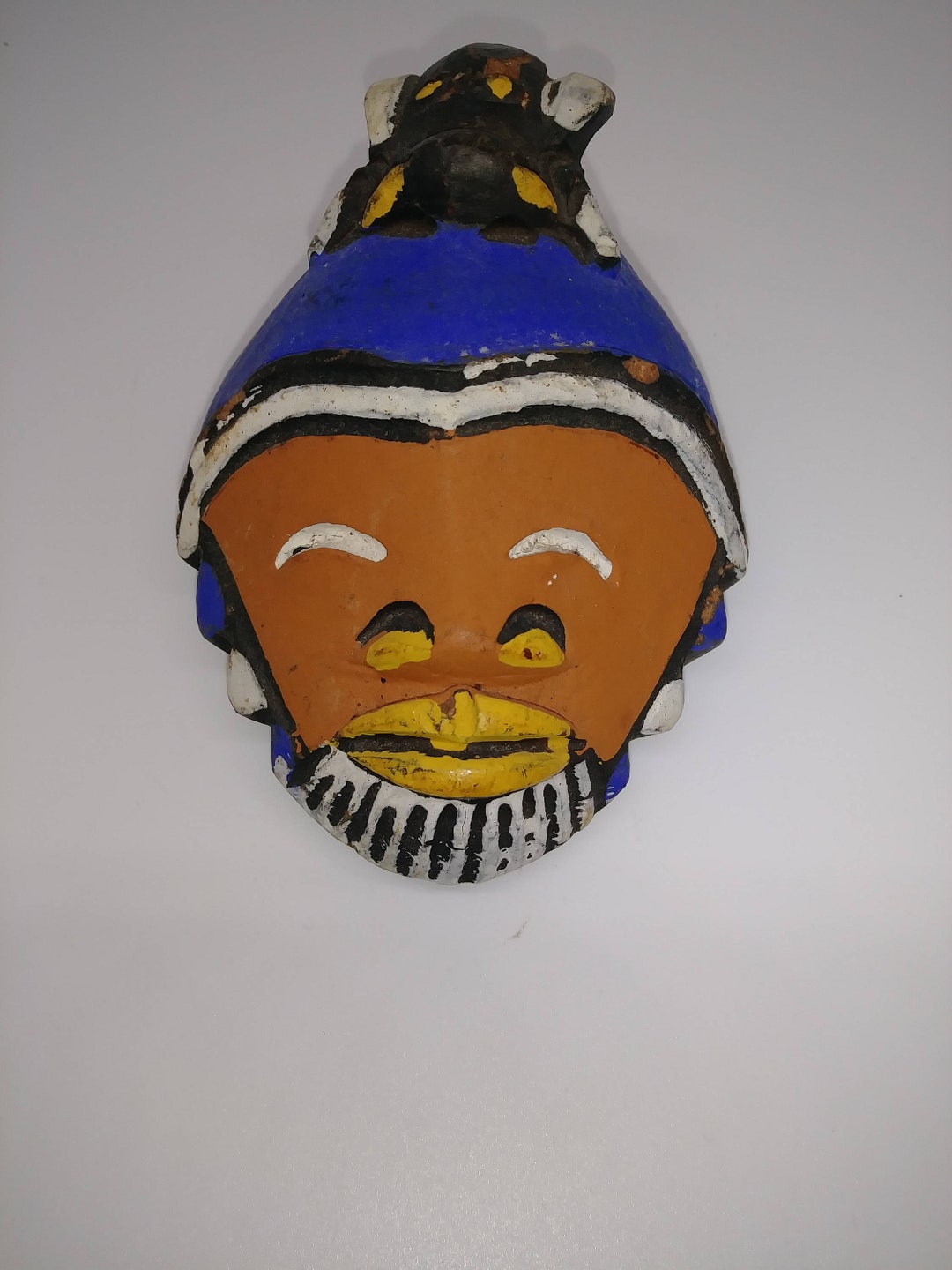 Tribal African Terracotta Head. Table Mask. - Etsy