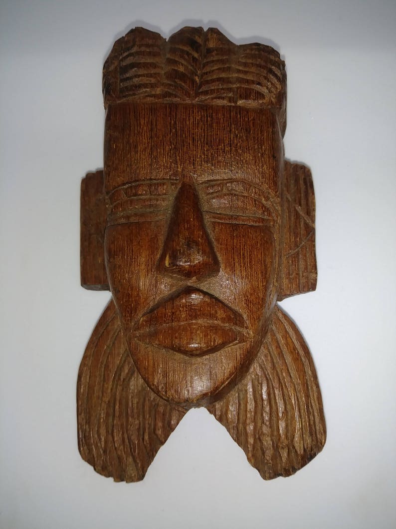 Tribal Wood Table Mask Hand Crafted by West African Artisans - Etsy