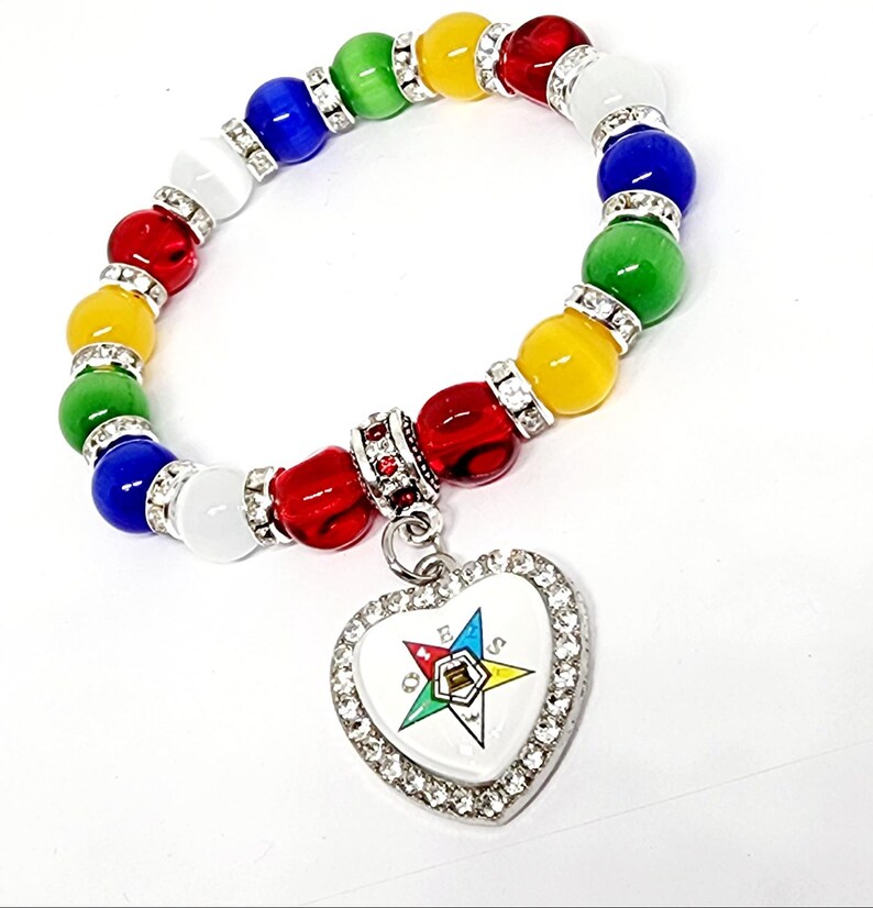Order of Eastern Star OES Charm Bracelet - Etsy