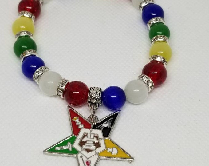 Order of Eastern Star OES Charm Bracelet | Etsy