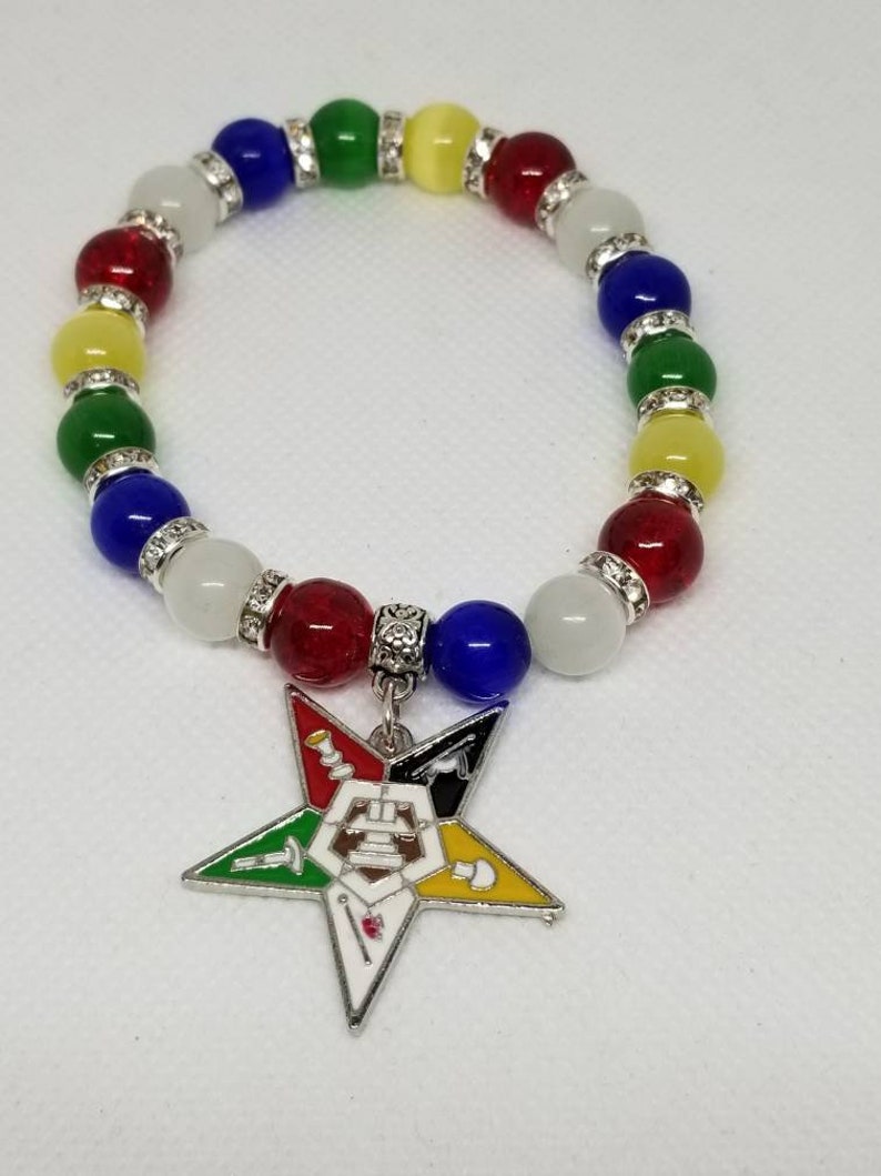 Order of Eastern Star OES Charm Bracelet - Etsy