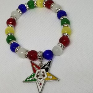 Order of Eastern Star OES Charm Bracelet - Etsy