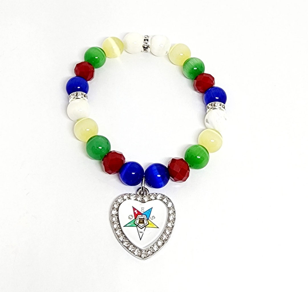 Order of Eastern Star OES Charm Bracelet - Etsy