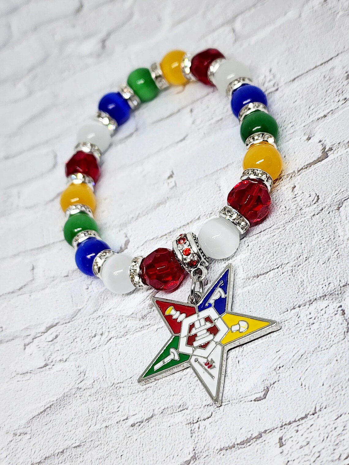 Order of Eastern Star OES Charm Bracelet - Etsy