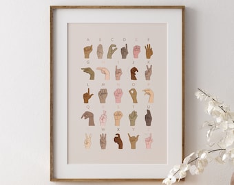 American Sign Language ASL Digital Download ONLY - Etsy