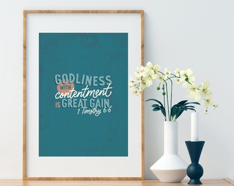 Contentment Wall Art - Etsy