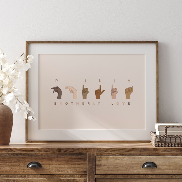 Sign Language Art - Etsy