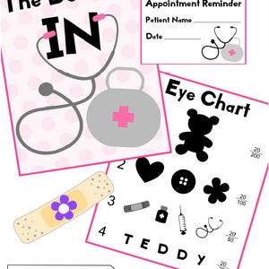 Teddy Bear Check Up: Pretend Play Doctor Kit (digital Download) - Etsy