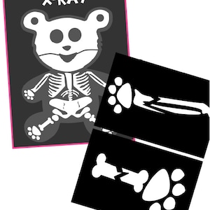 Pretend Play Doctor Teddy Bear Check up Printable Download Worksheets ...