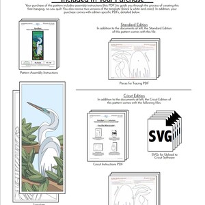 Great Egret Digital Pattern by Kestrel Michaud - DIY Quilt, Wall ...