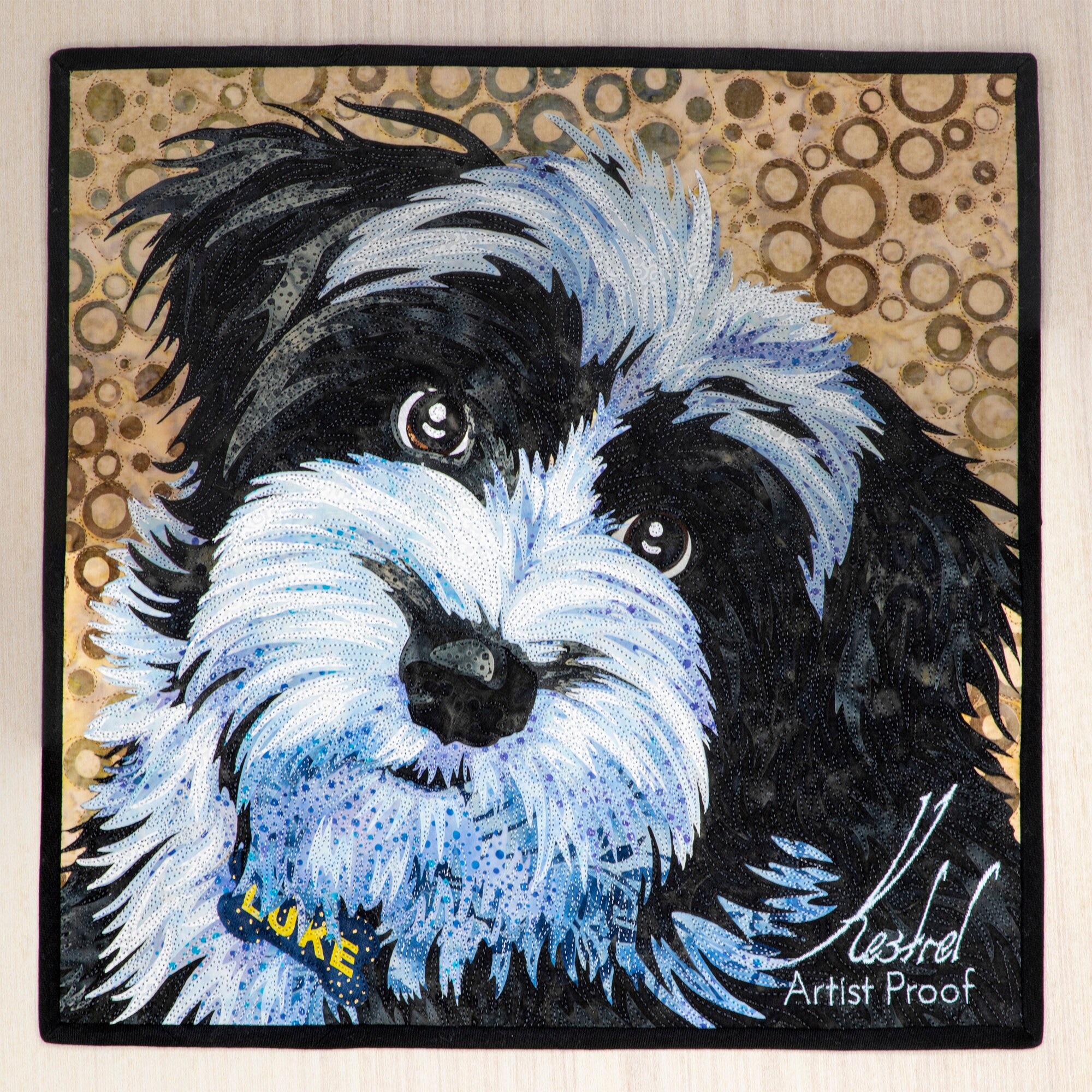 Luke Original Art Quilt | Wall Art, Fabric Art, Fine Art, Limited ...