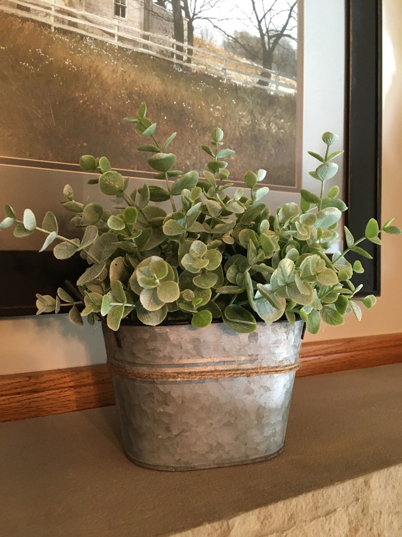 Farmhouse Centerpiece / Farmhouse Decor / Rustic Bucket with | Etsy