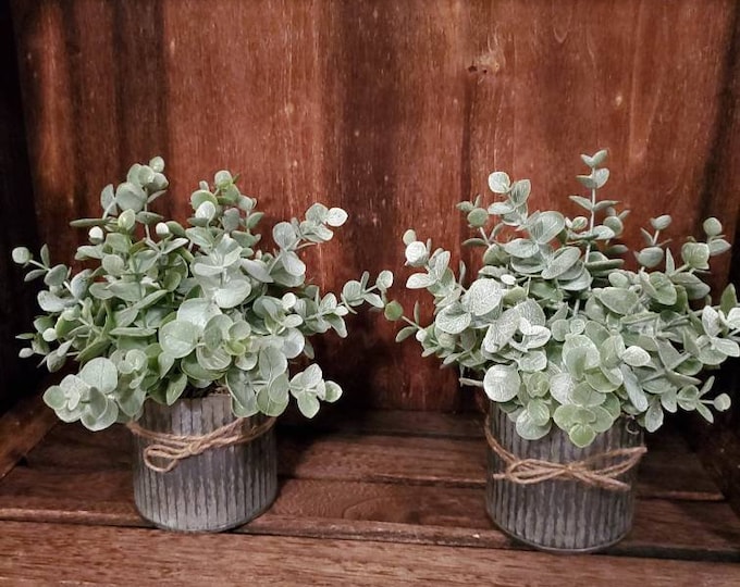 Farmhouse Centerpiece / Farmhouse Decor / Rustic Milk Can With ...