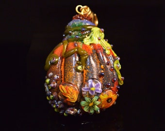 Murano Glass Pumpkin - Etsy