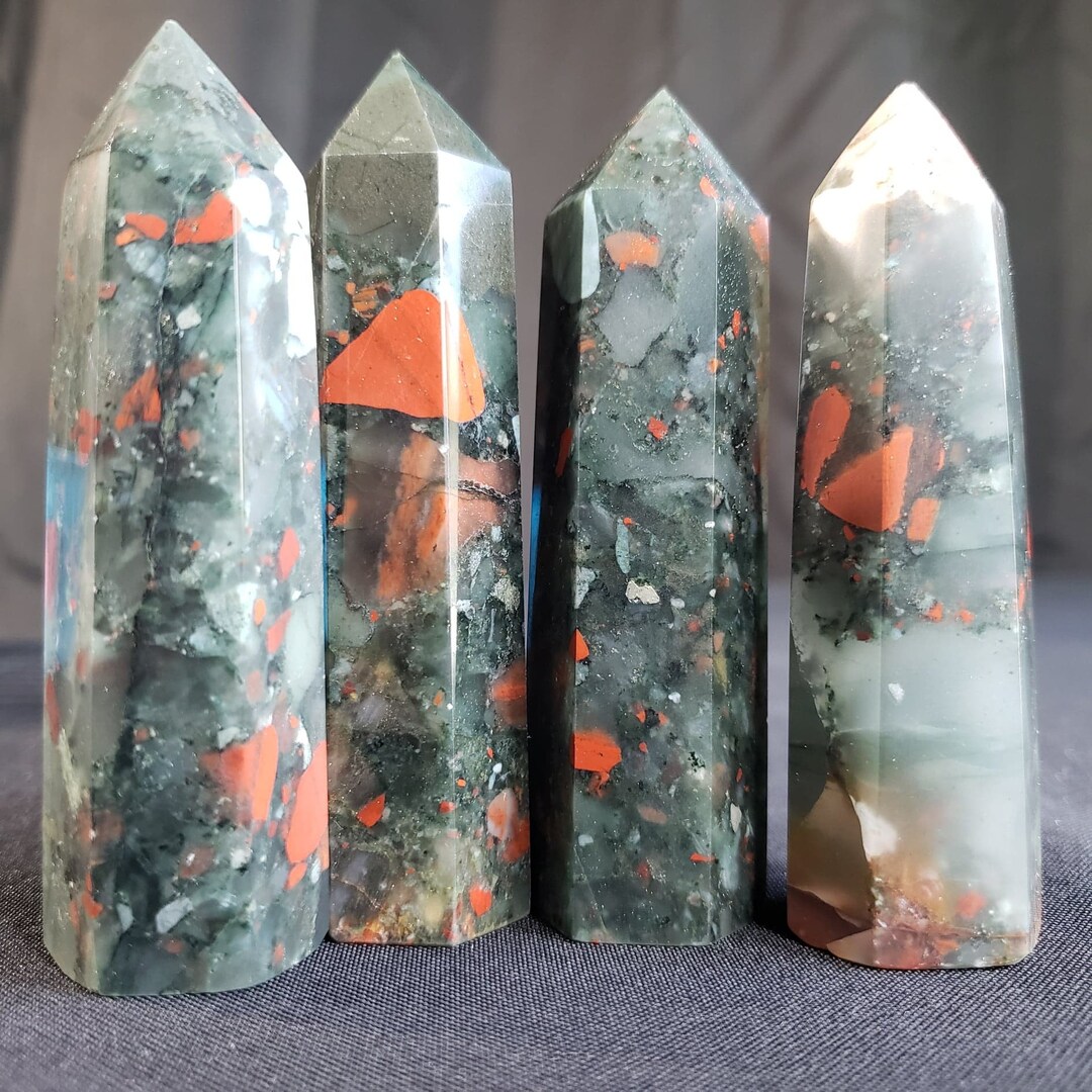 African Bloodstone Tower - Etsy