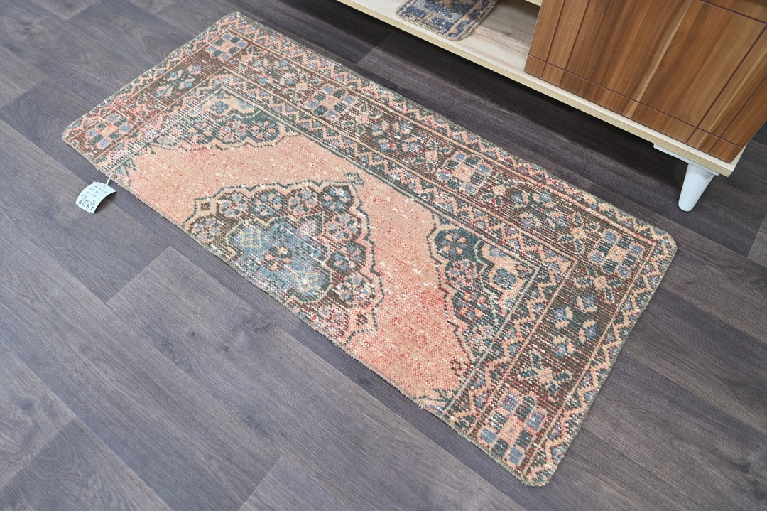 2x4 Rug,2x4 Turkish Vintage Rug,2x4 Door Mat Rug,handmade Vintage Rug ...