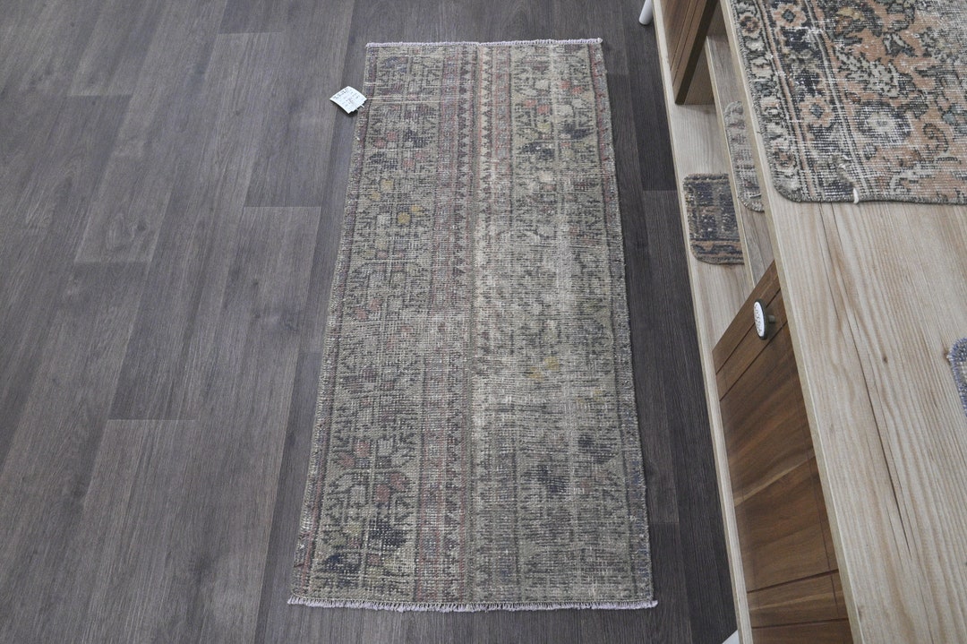 2x4 Rug, 2x4 Gray Red Doormat, 2x4 Home Decor Rug, 2x4 Turkısh Rug, 2x4 ...