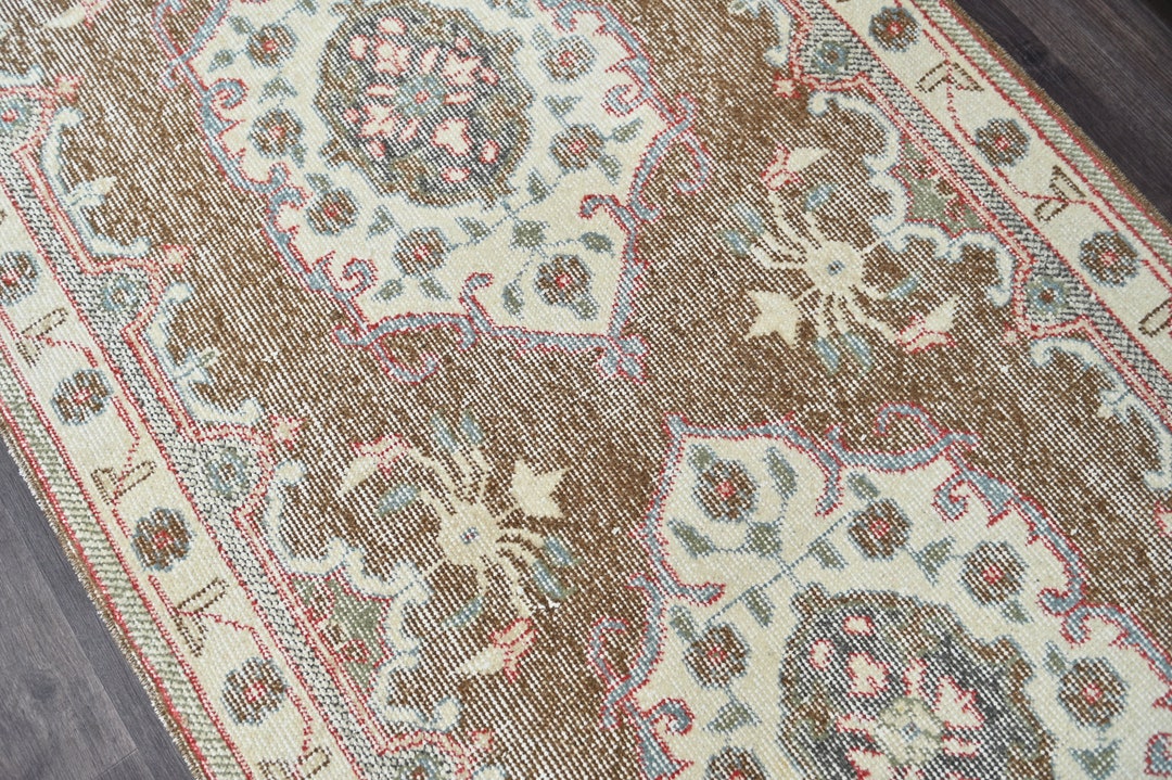 Turkish Rug, Vintage Rug, Small Rug, Area Rug 3.0 X 6.2 Ft Handmade Rug ...
