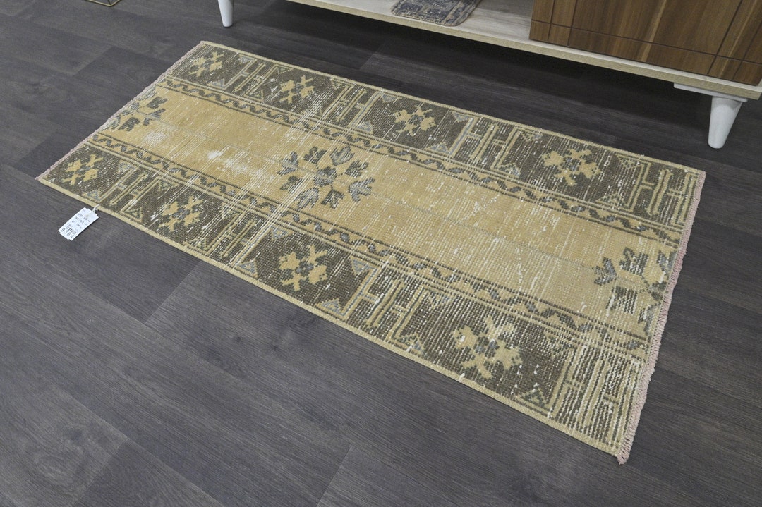 2x4 Rug, Turkish Small Rug, Vintage Small Rug, Oushak Small Rug, 2x4 ...