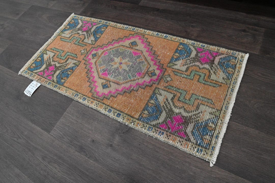 2x3 Rug 2x3 Vintage Rug 2x3 Muted Rug Oushak Rug Turkish Rug Turkey Rug ...