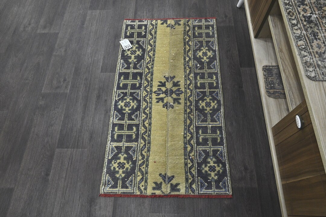 2x4 Rug,2x4 Turkish Vintage Oushak Rug,2x4 Wool Rug,2x4,faded Rug,2x4 ...