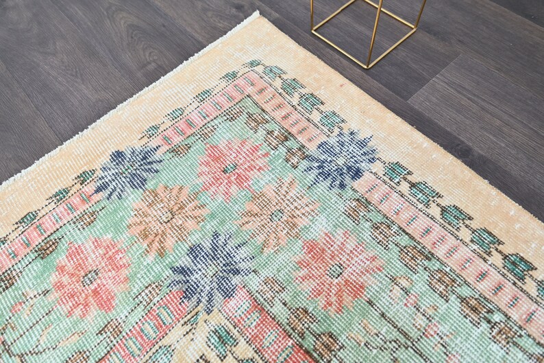 Turkish Rug ' Vintage Rug ' Oushak Rug ' Pastel - Etsy