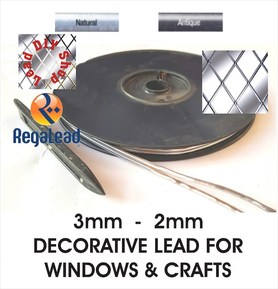 Doe Het Zelf 12mm Brass Self Adhesive Lead Strip Tape For Windows Glass Crafts Regalead Tool