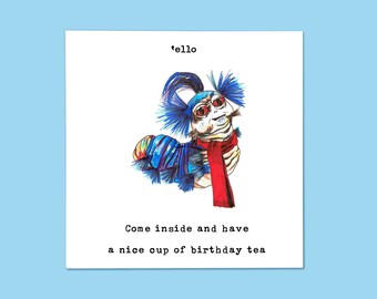 Labyrinth Birthday Card - Etsy