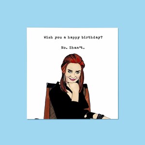 The Devil Wears Prada Birthday Card Wish You a Happy Birthday No Shan't ...