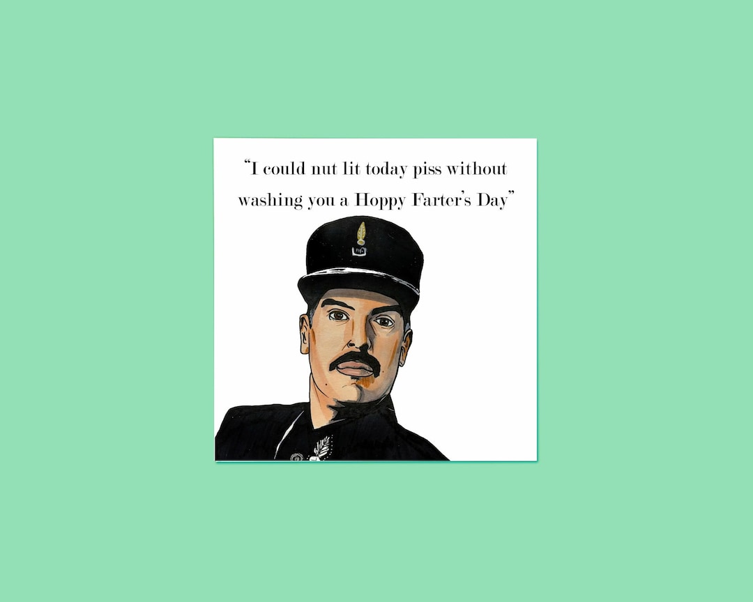 Allo Allo Father's Day Card • Officer Crabtree • Funny • Hoppy Farter's ...