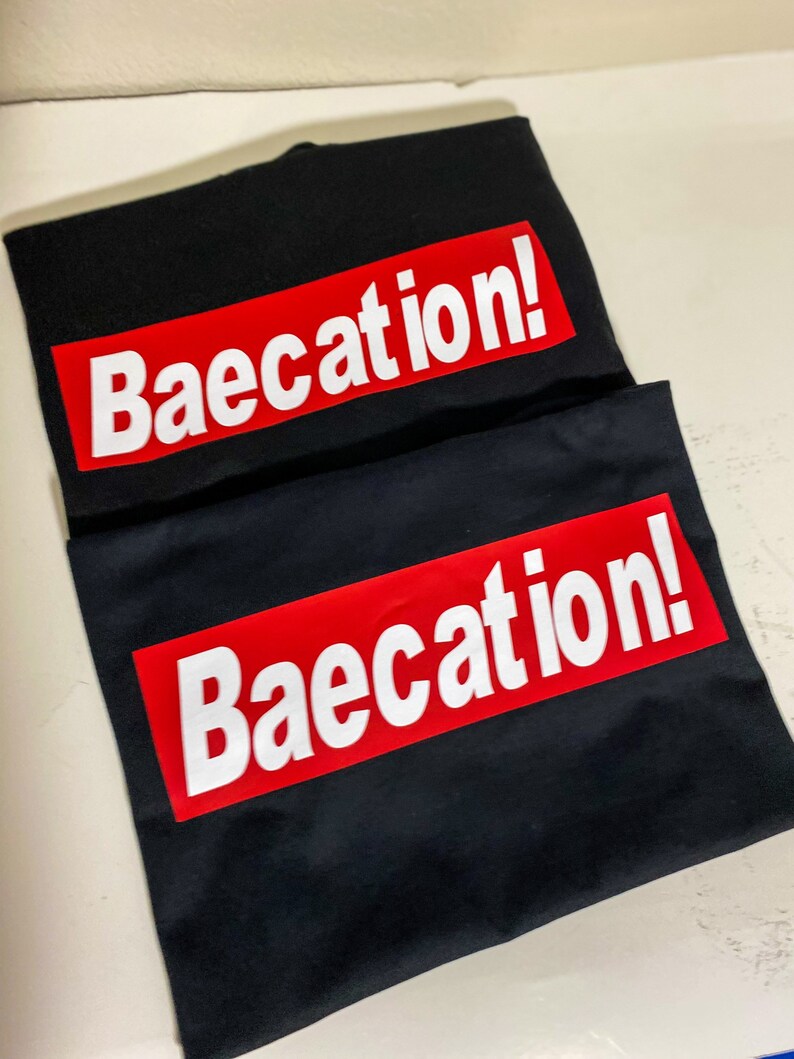 Baecation | Couples Vacation Custom T-shirt - Etsy