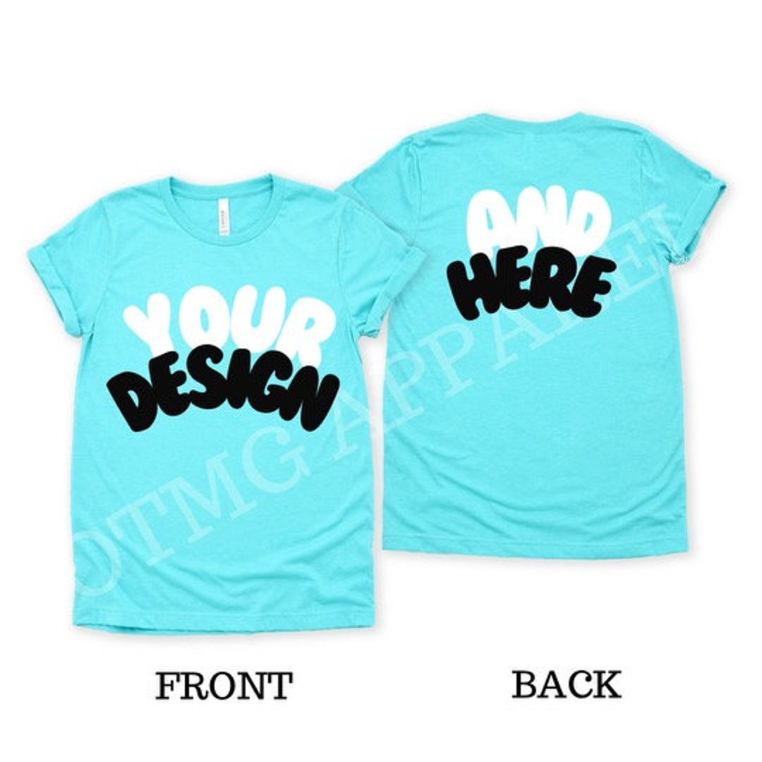 Custom Shirt- Front & Back Design - Etsy