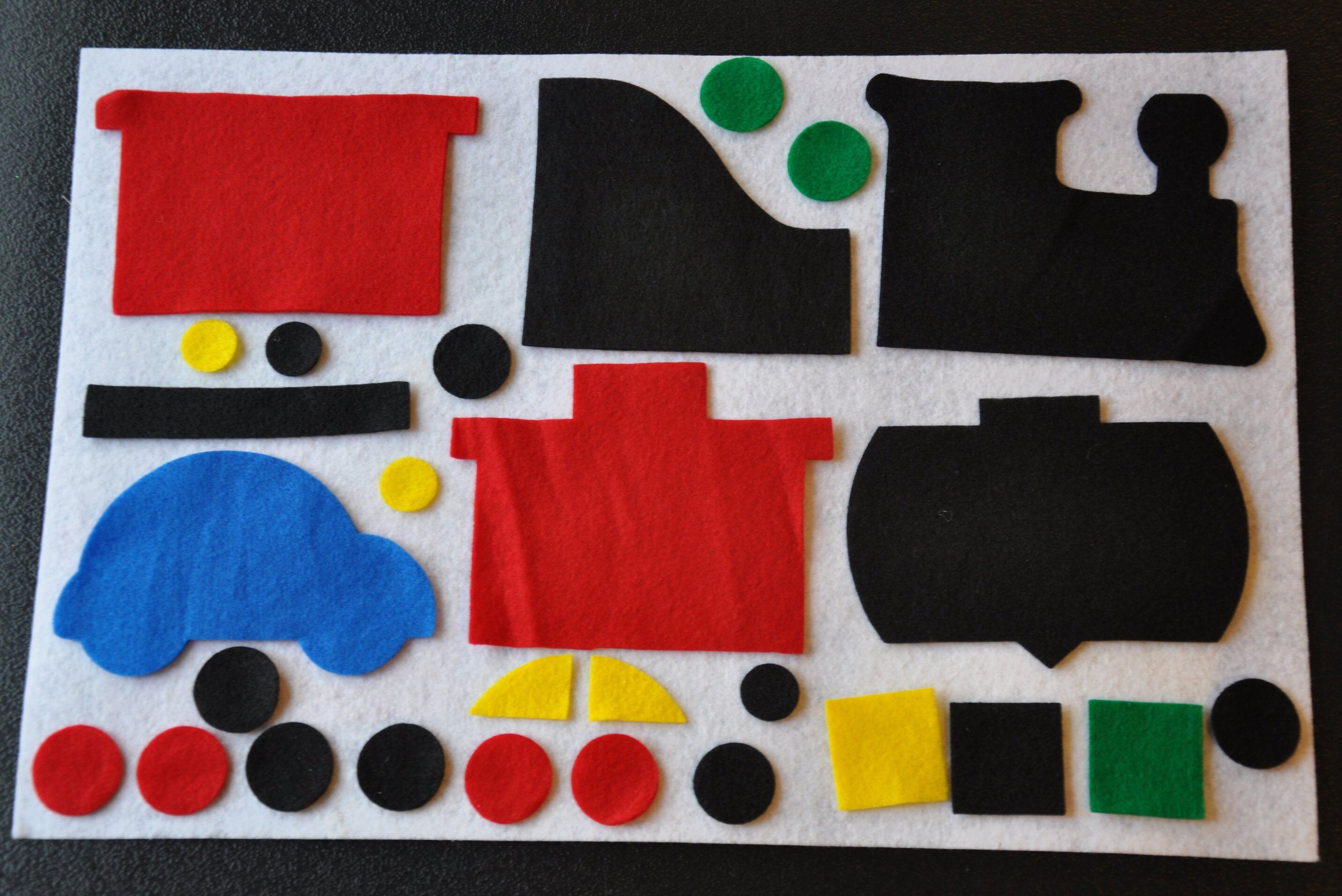 Felt Train Set - Etsy
