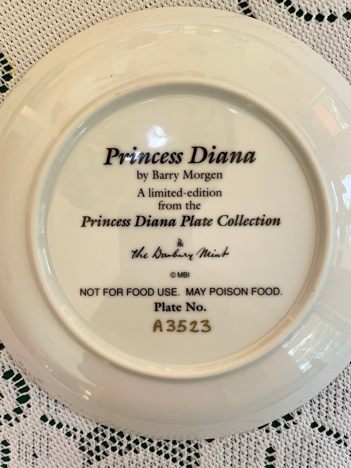 Princess Diana Lot of 4 Limited Edition Plates Danbury Mint / | Etsy