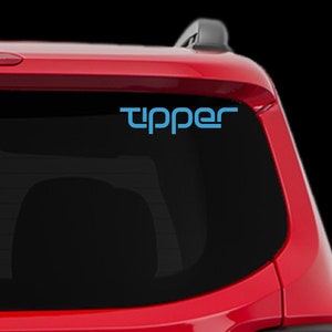 Tipper Car Decal Vinyl EDM Laptop Mac Phone iPhone Bumper Sticker ...