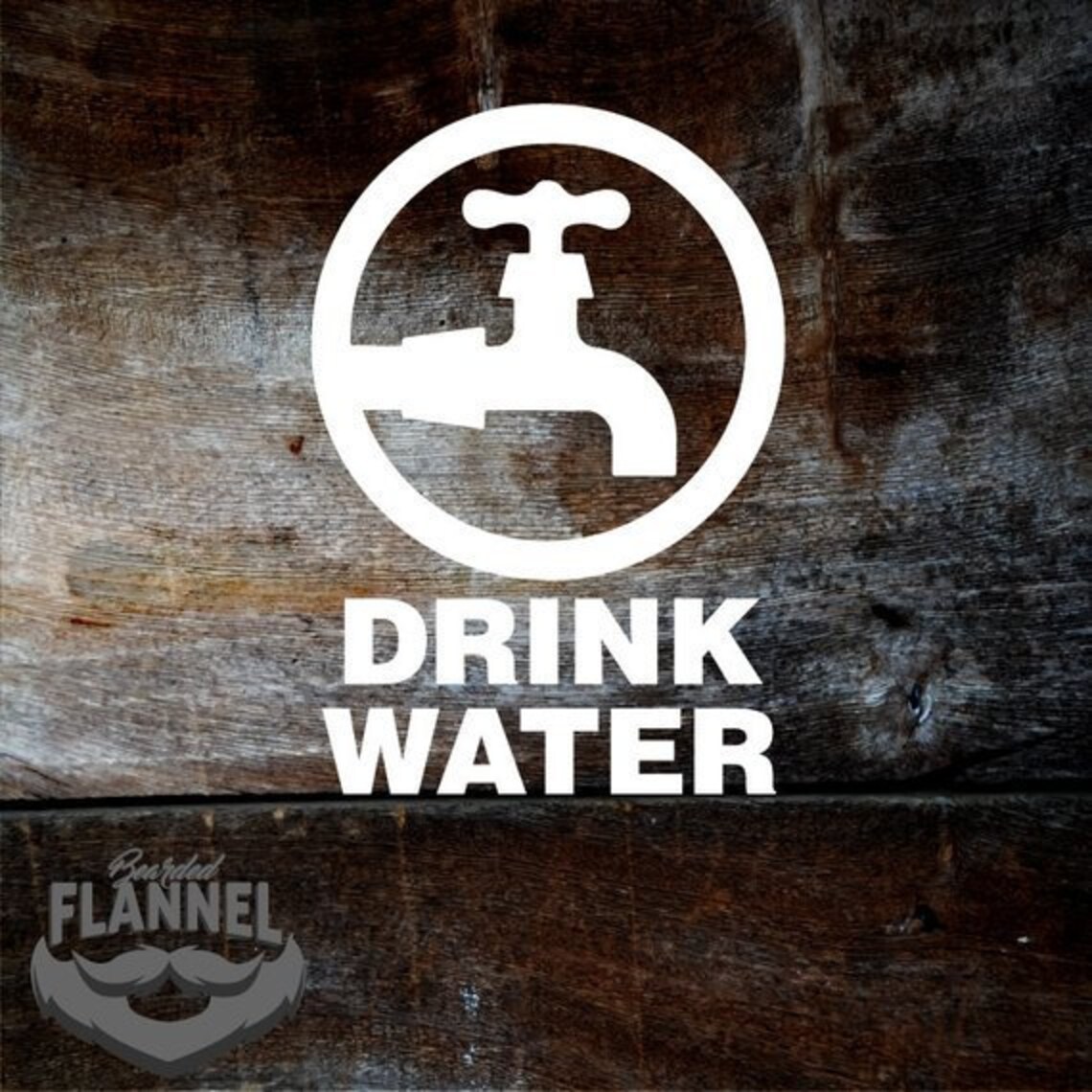 Drink Water Decal - Water Bottle Decal, Car Decal, Laptop Decal, Window ...