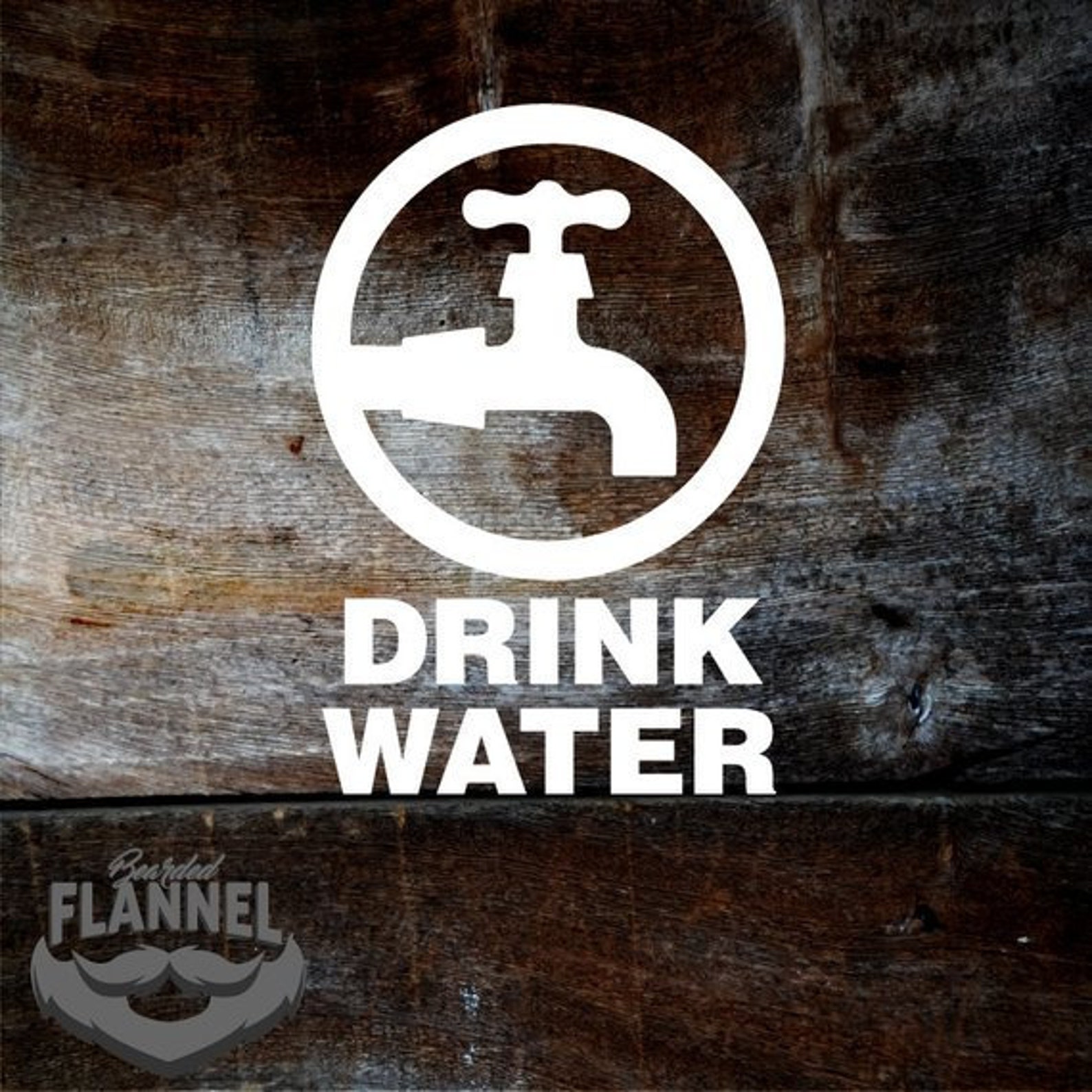 Drink Water Decal Water Bottle Decal Car Decal Laptop - Etsy