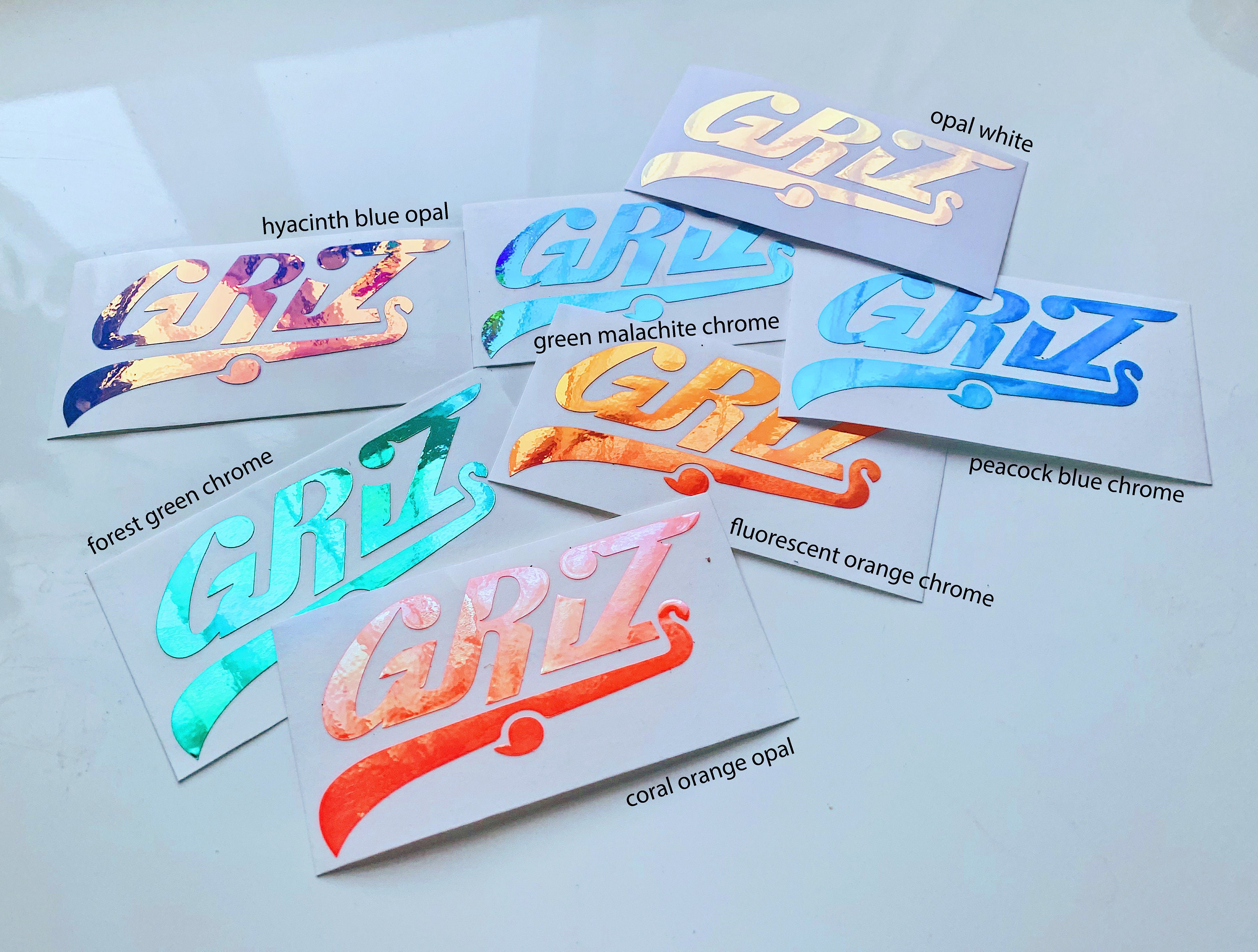 Griz Holographic Car Decal Vinyl EDM Laptop Mac Phone Iphone - Etsy
