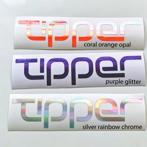 Tipper Holographic Car Decal Vinyl EDM Laptop Mac Phone iPhone Bumper ...