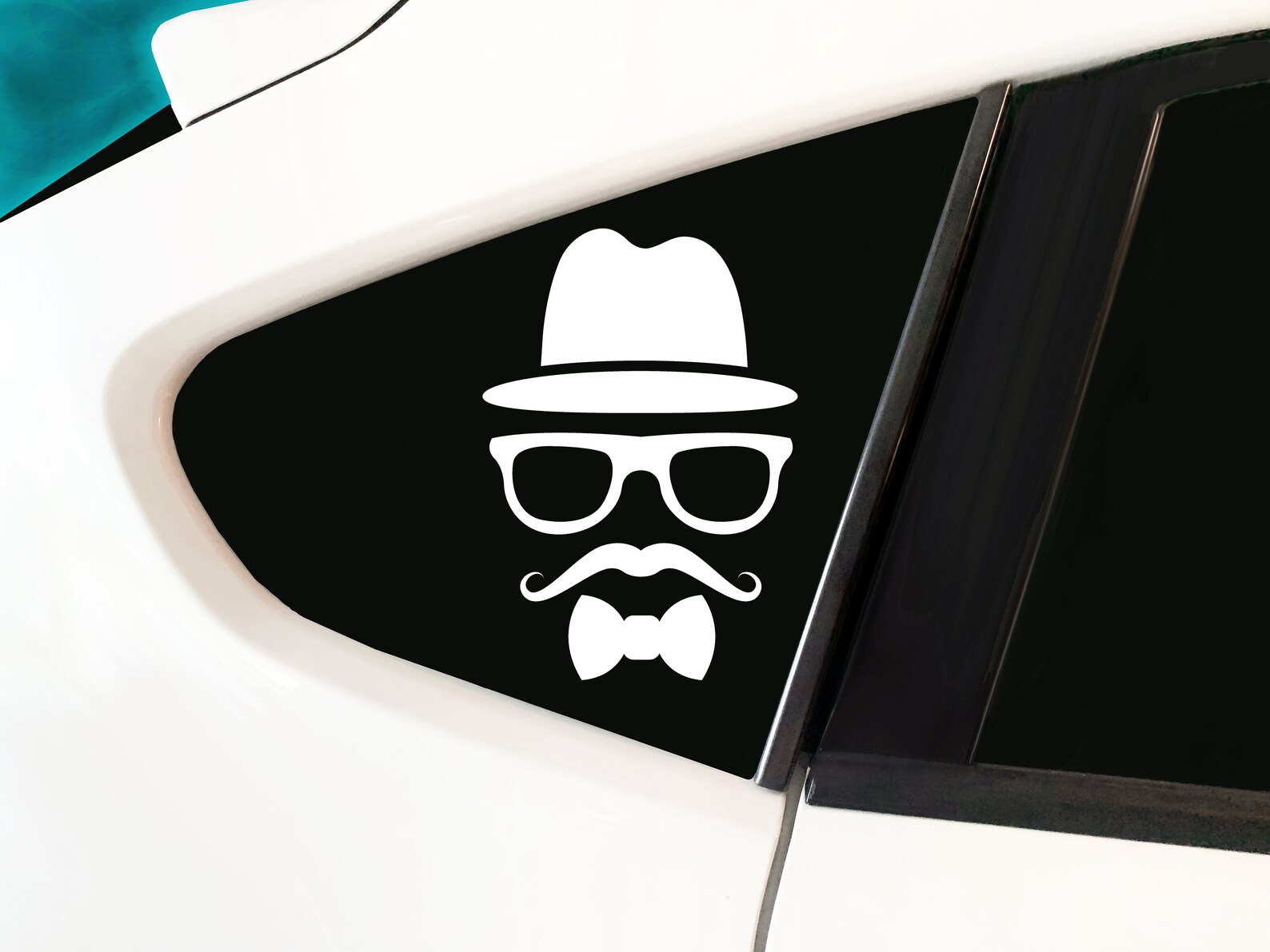 Dapper Gentleman Sir, Face 2 - Car Decal, Laptop Decal, Window Decal - Etsy