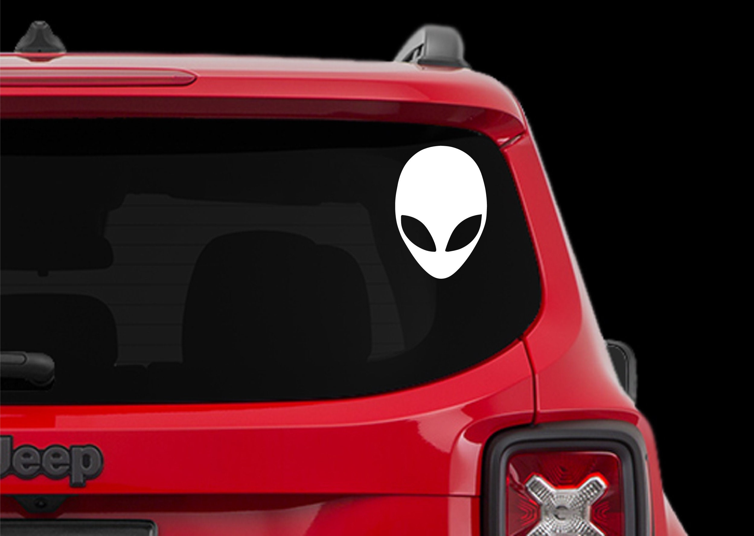 Alien Head UFO SciFi Sci-Fi Car Decal laptop decal | Etsy