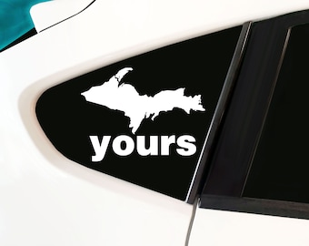 Michigan up Decal - Etsy
