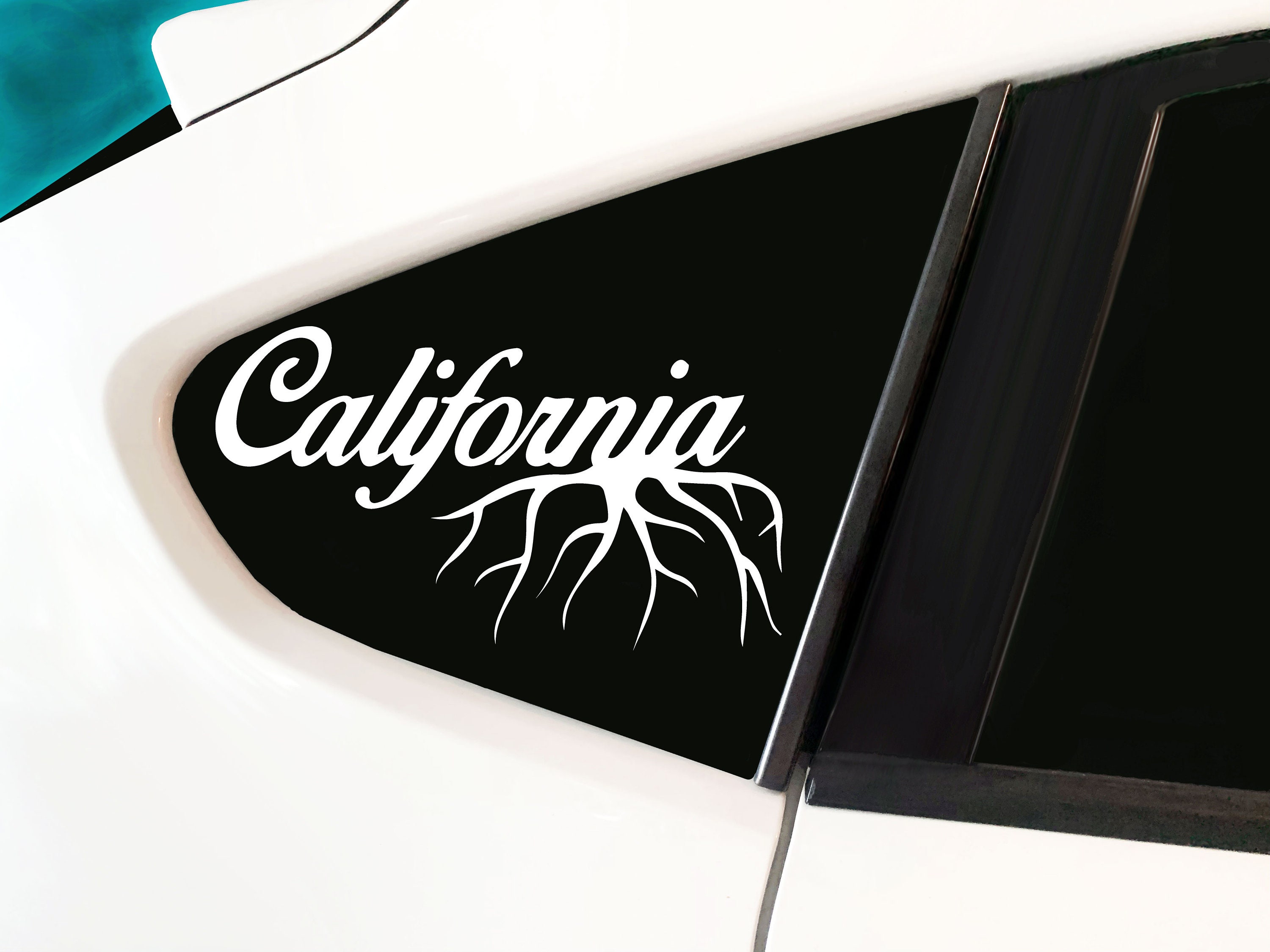 California Roots Cursive Car Decal Laptop Decal Window - Etsy