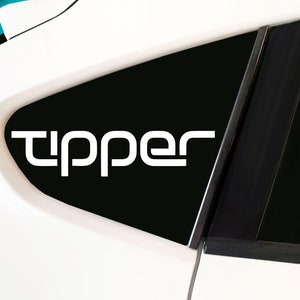 Tipper Car Decal Vinyl EDM Laptop Mac Phone iPhone Bumper Sticker ...