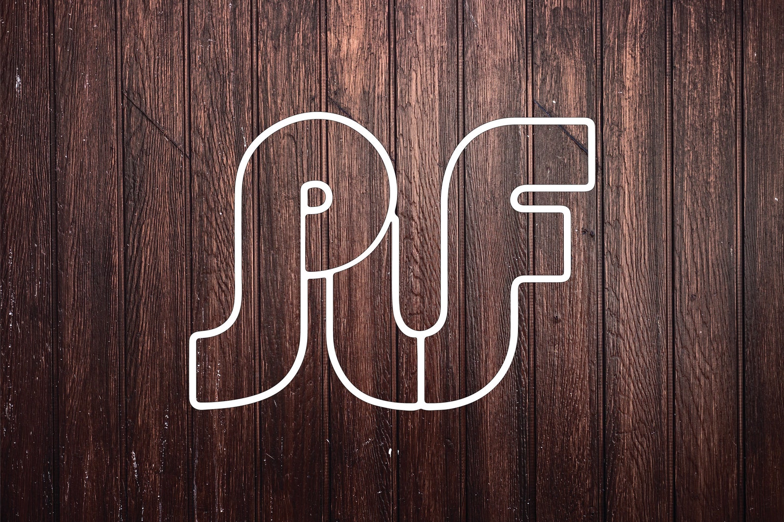 PL Pretty Lights Family Logo Outlined Decal Sticker Car - Etsy UK