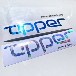 Tipper Holographic Car Decal Vinyl EDM Laptop Mac Phone iPhone Bumper ...